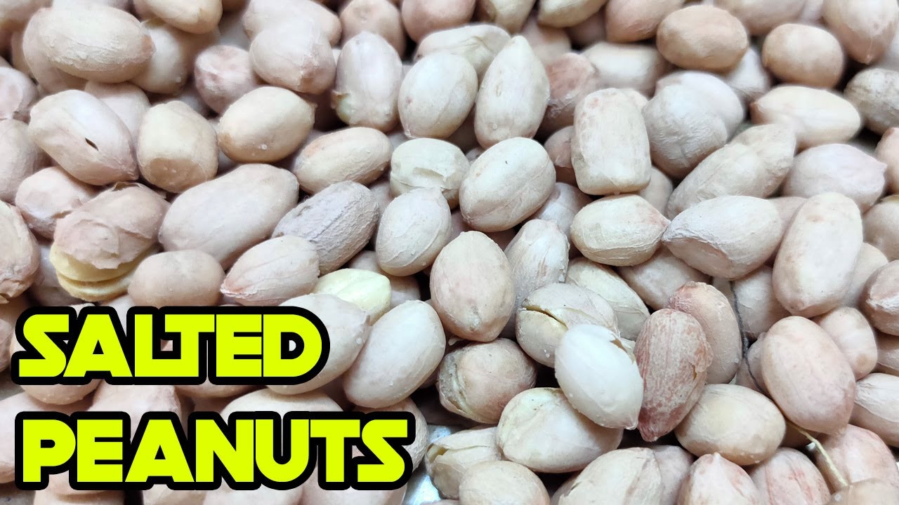 Salted Peanuts | Salt Roasted Groundnuts on Gas Stove | Khari Sing ...