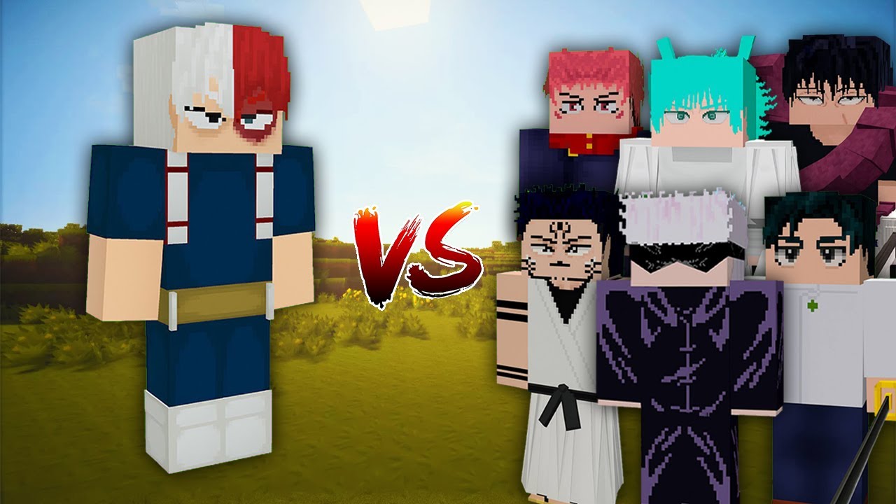 Shoto Todoroki Vs Strongest Jujutsu Kaisen Characters - YouTube