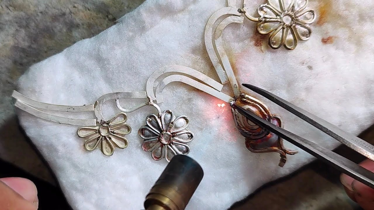 How To Make Silver Necklace | Silver Necklace Making - YouTube