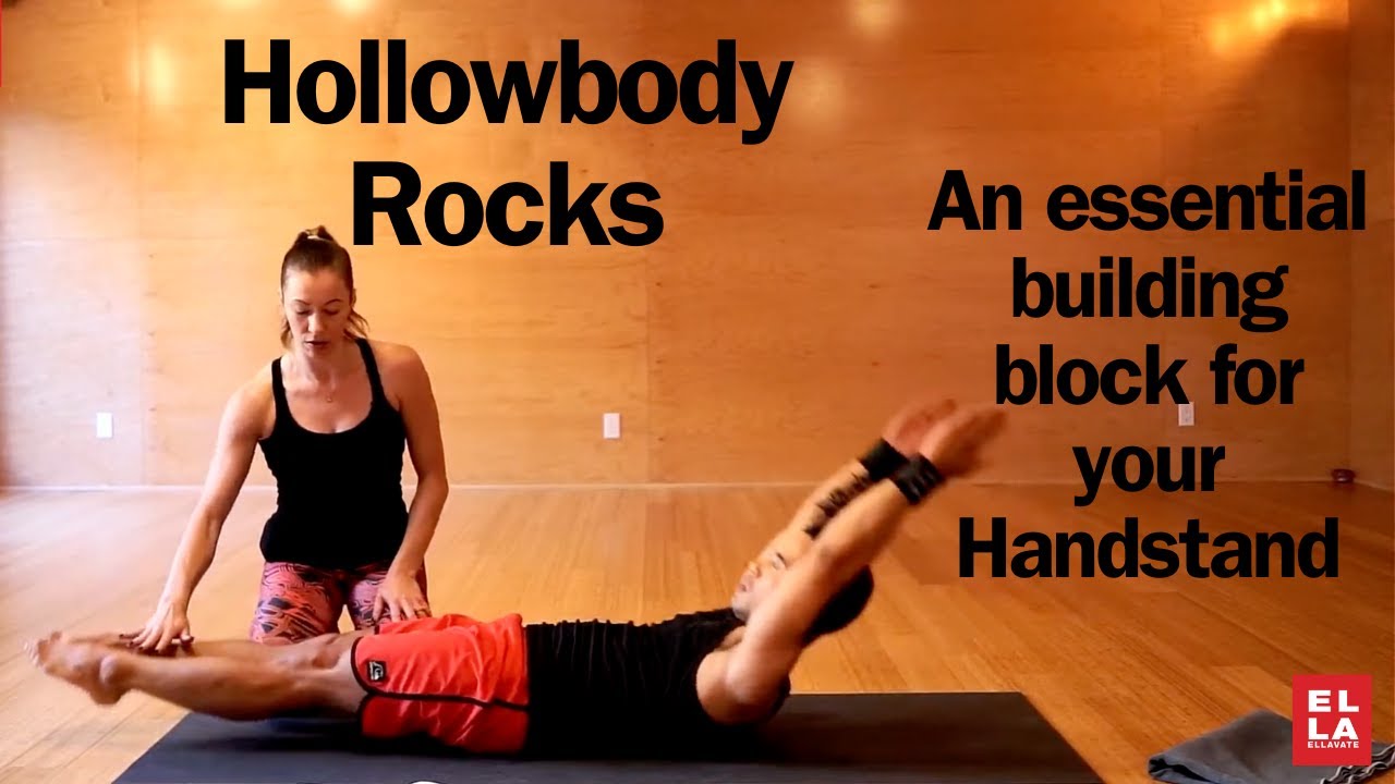 How To Do Hollowbody Rocks I 15 minute handstand session - YouTube