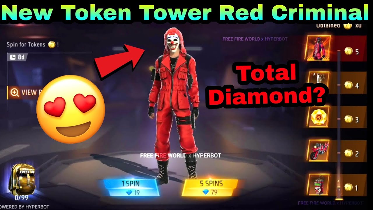 Red Criminal Bundle Total Diamond | Red Criminal Bundle Event | Red ...