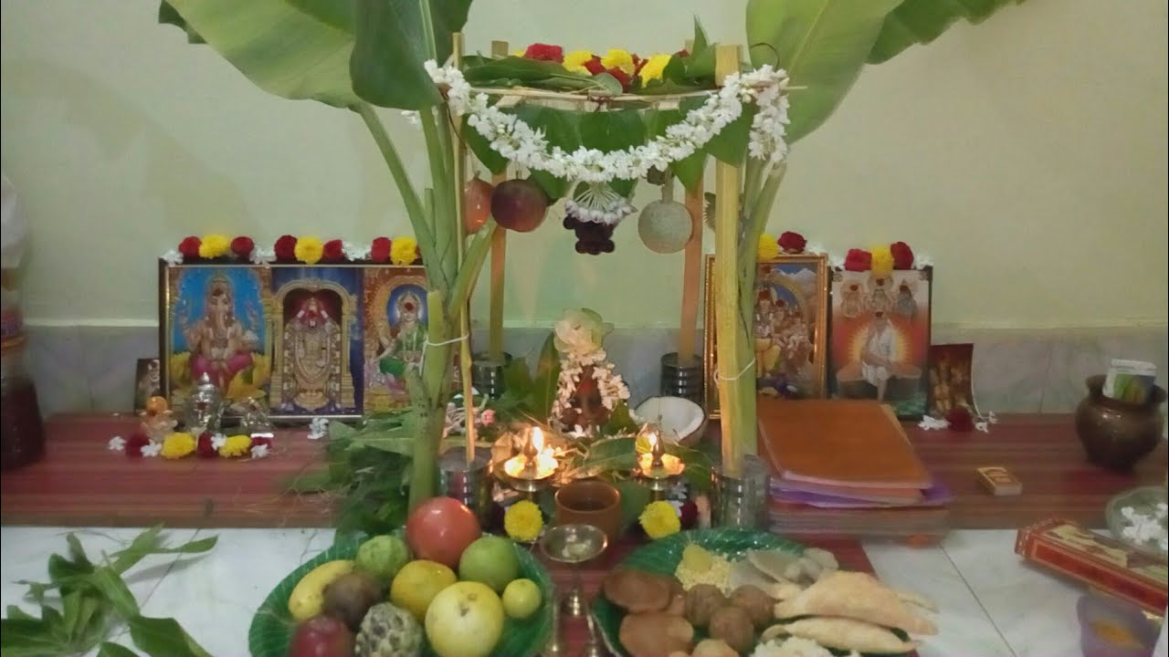 My Home Ganapathi Puja Mandapam Decoration GaneshChaturdi 2018 l ...