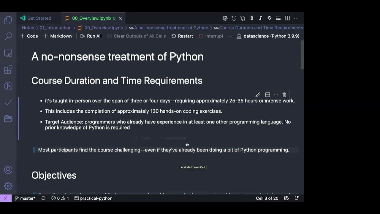 Practical Python Programming: Introduction (ppp01 0) - YouTube