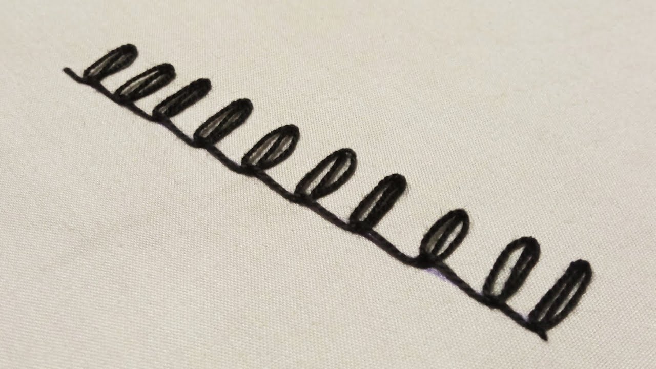 Wrap Around Blanket Stitch (Embroidery For Beginners) #Short Video ...