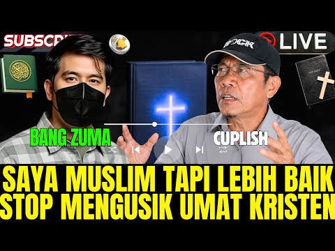 “‘Saya Muslim BANG ZUMA‼️,Tapi Lebih Baik Tolong Hentikan MEMGUSIK UMAT KRISTEN,’”Diskusi Memanas🔥‼️