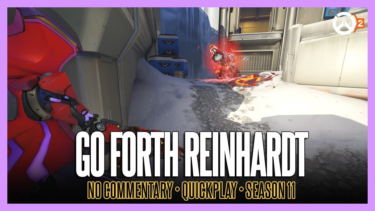 Go Forth Reinhardt • Ana on Antarctica Peninsula • Overwatch 2 (Quick ...