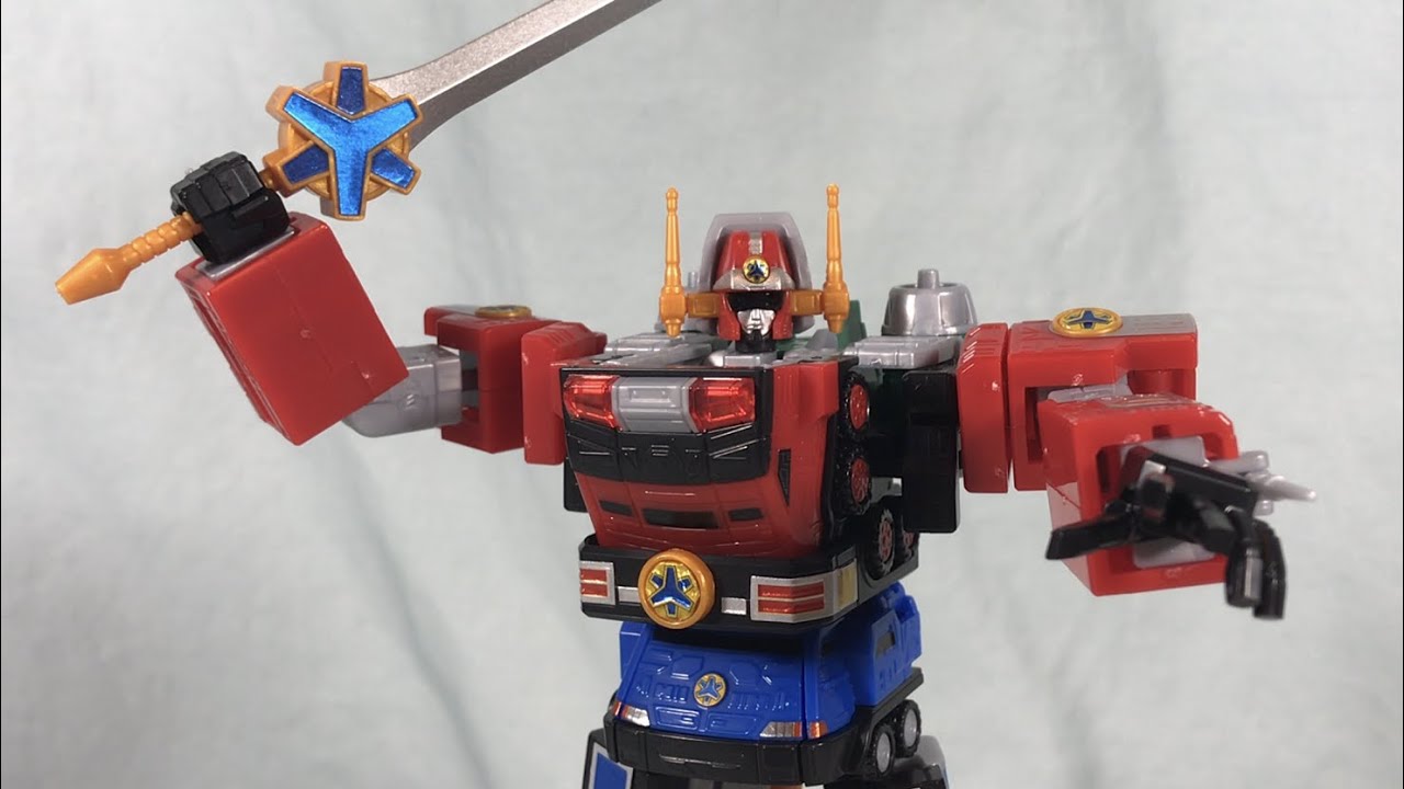 Super Minipla Kyuu Kyuu Sentai Go Go V Victory Robo Review - YouTube
