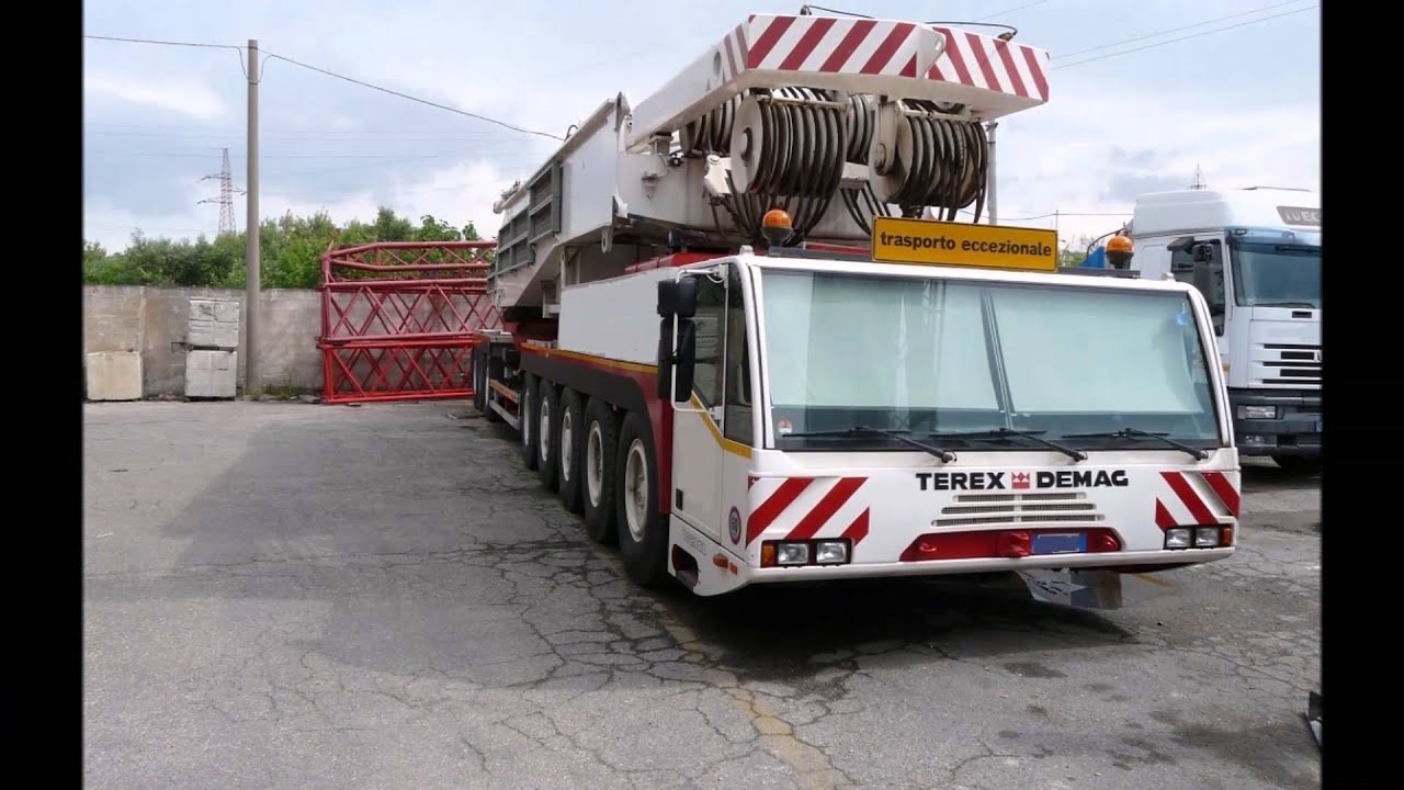 Terex Demag TC 2800 1 - YouTube