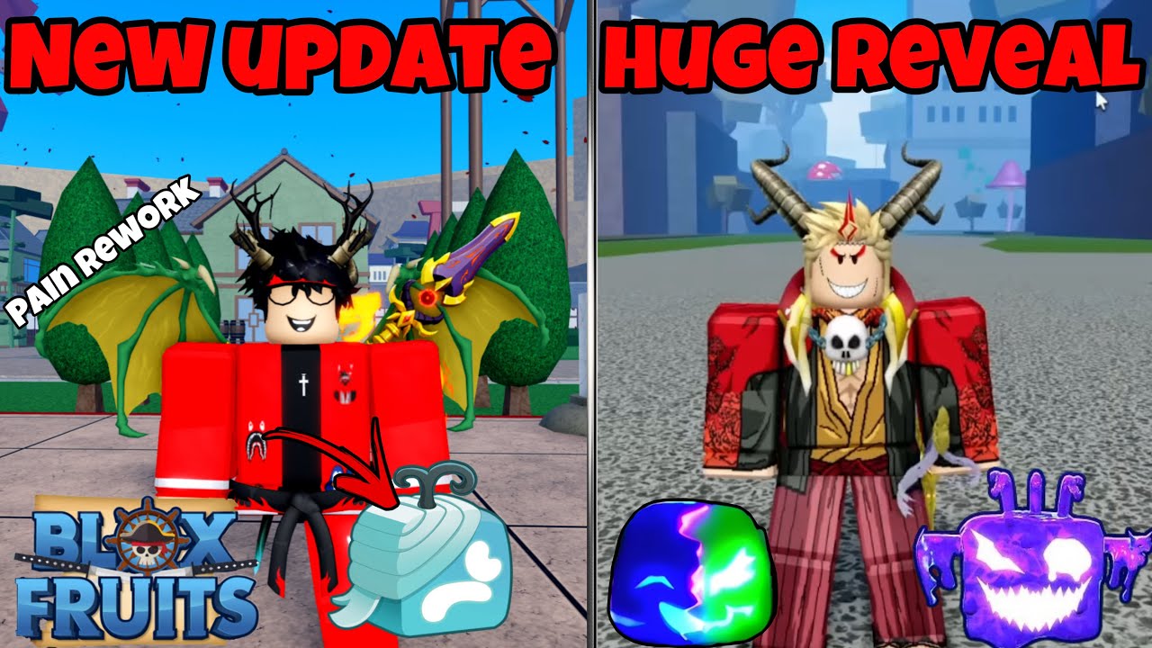 Blox Fruits Admin Revealed The New Update! Pain Rework and Control ...