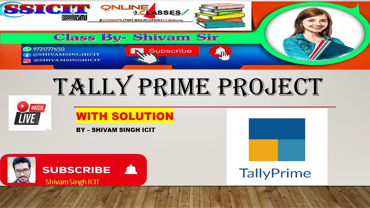 Tally Prime Project #1 | Accounting Based |Consultancy service | Live ...