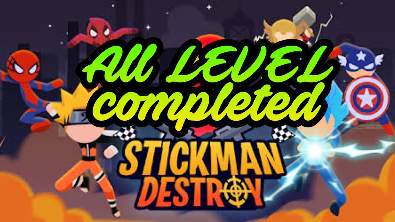 Stickman Destroy Mod 1-50 LEVEL ️ Gameplay Walkthrough Destroy Mode New ...