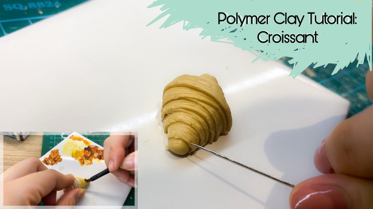 (Updated!) Polymer Clay Tutorial: Croissant - YouTube