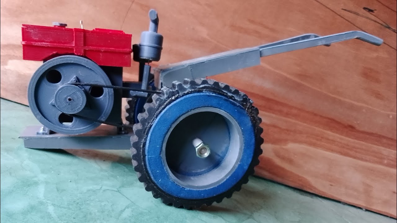 How to make Diy traktor mini diesel water pump science, mini traktor ...