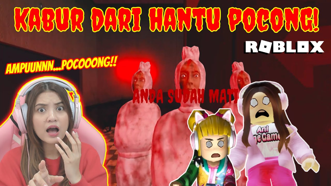KABUR DARI KEJARAN POCONG DI OBBY PARKOUR PALING SERAM!! DI TEMENIN ...