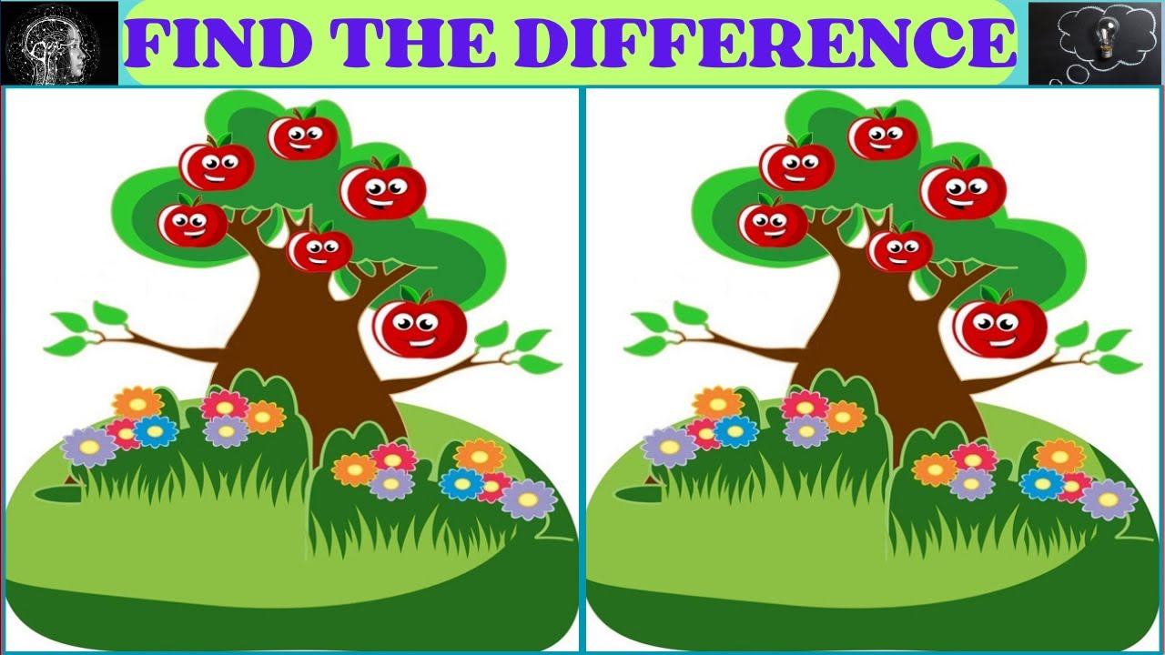 Mind Sharpening Challenge: Find the Difference Game [Spot the ...