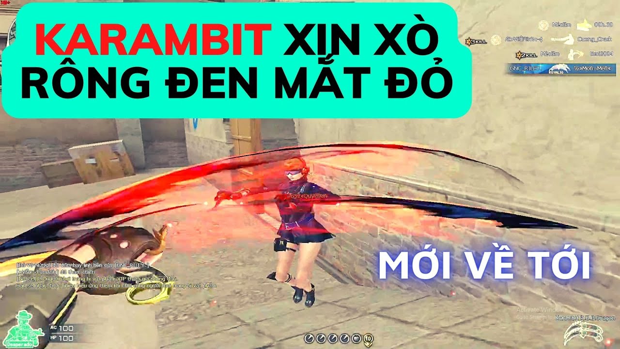 Bình luận CF - Karambit Eyes Black Dragon | Trải nghiệm rồng mới - YouTube