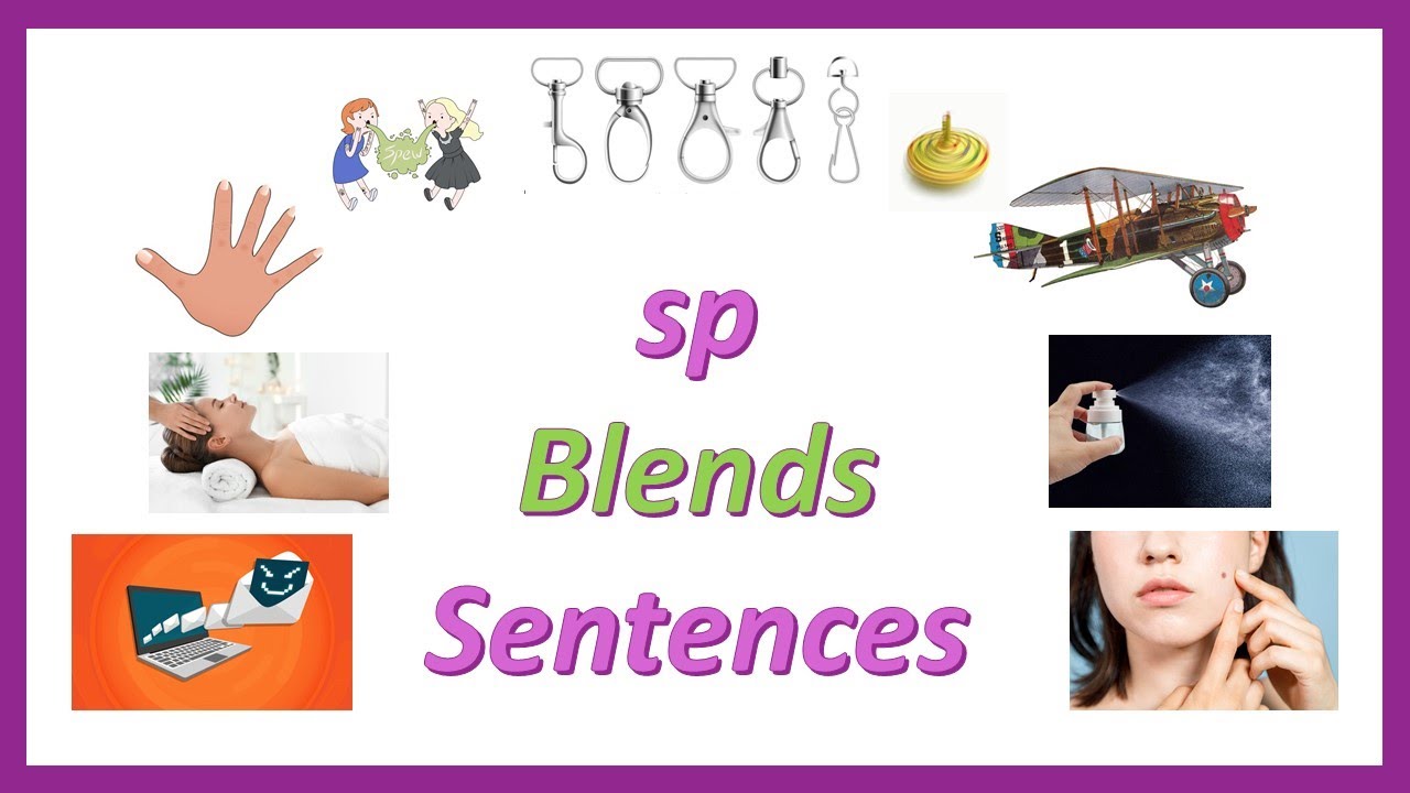 Phonics Blends: "sp" Family Words English Sentences - YouTube