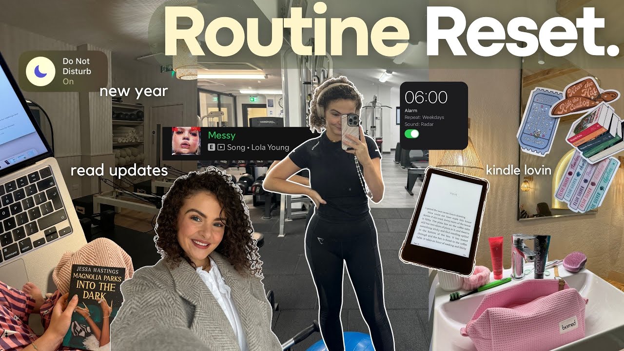 getting back to routine | weekly vlog, new kindle, books, daily habits ...