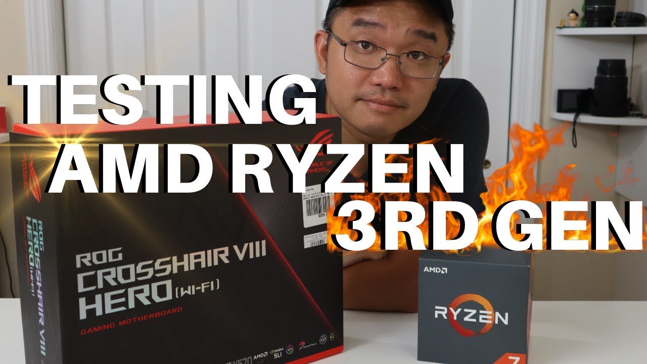 AMD Ryzen 3000 Benchmarks on 3 x570 Motherboards [2019] - YouTube
