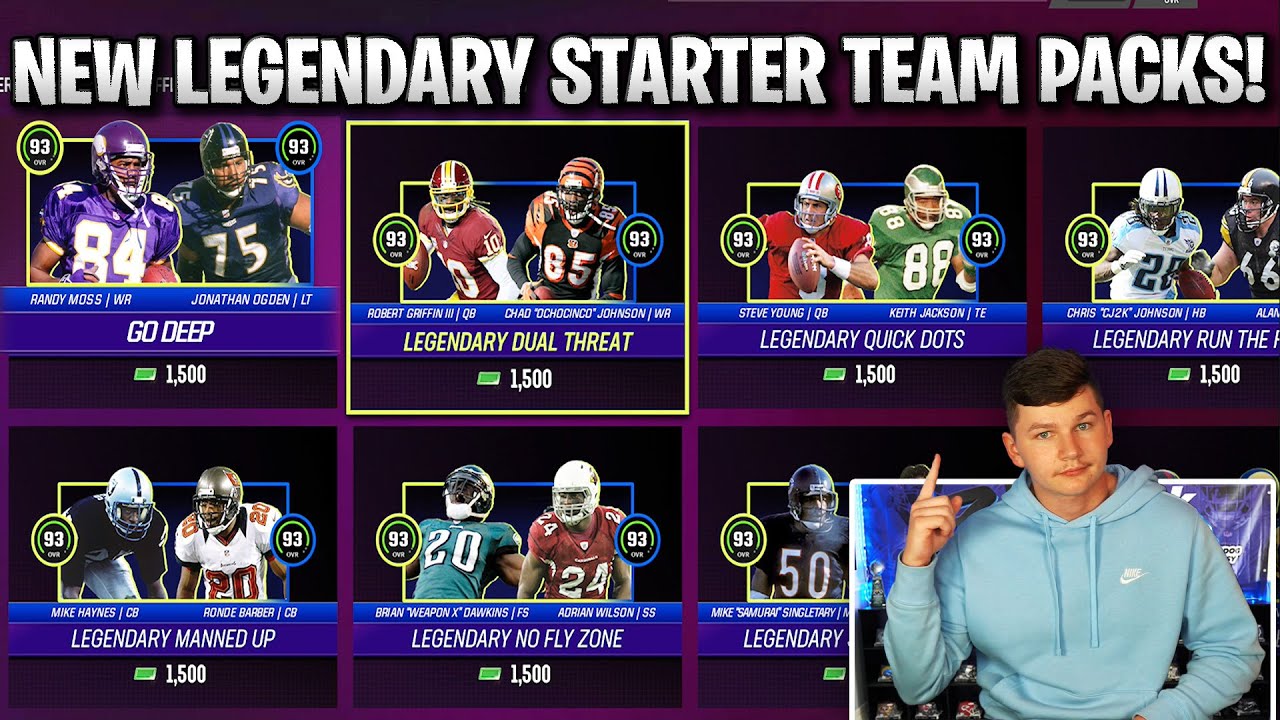 NEW LEGENDARY STARTER TEAM PACKS! THE BEST LEGENDARY STARTER TEAM PACKS ...