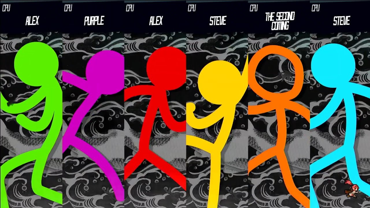 Fighting Stick Figures Battle - Requested Smash Battle - YouTube