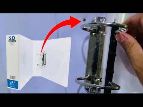 How to Fix Metal Binder for 2D Ring File | DIY 2D Ring File Binder ...