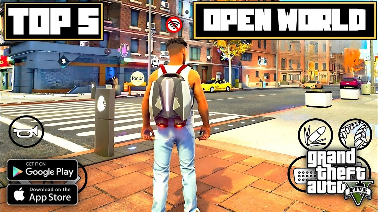 Top 5 Games Like GTA 5 Fan Made Android Download || OPENWORLD ...