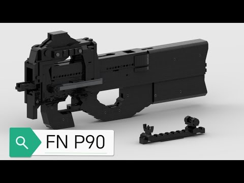 FN P90 LEGOGUN - YouTube