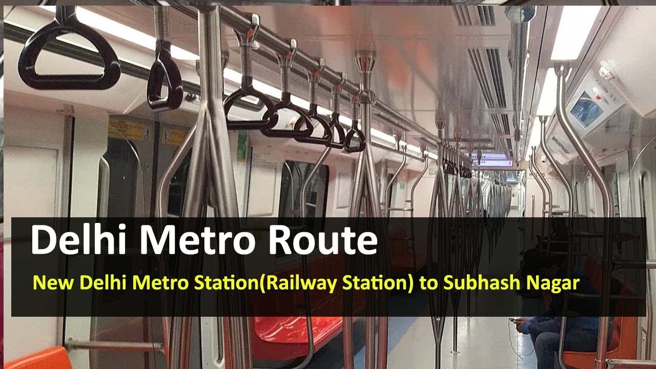 Delhi Metro Route from New Delhi Metro Station(Railway Station) to ...