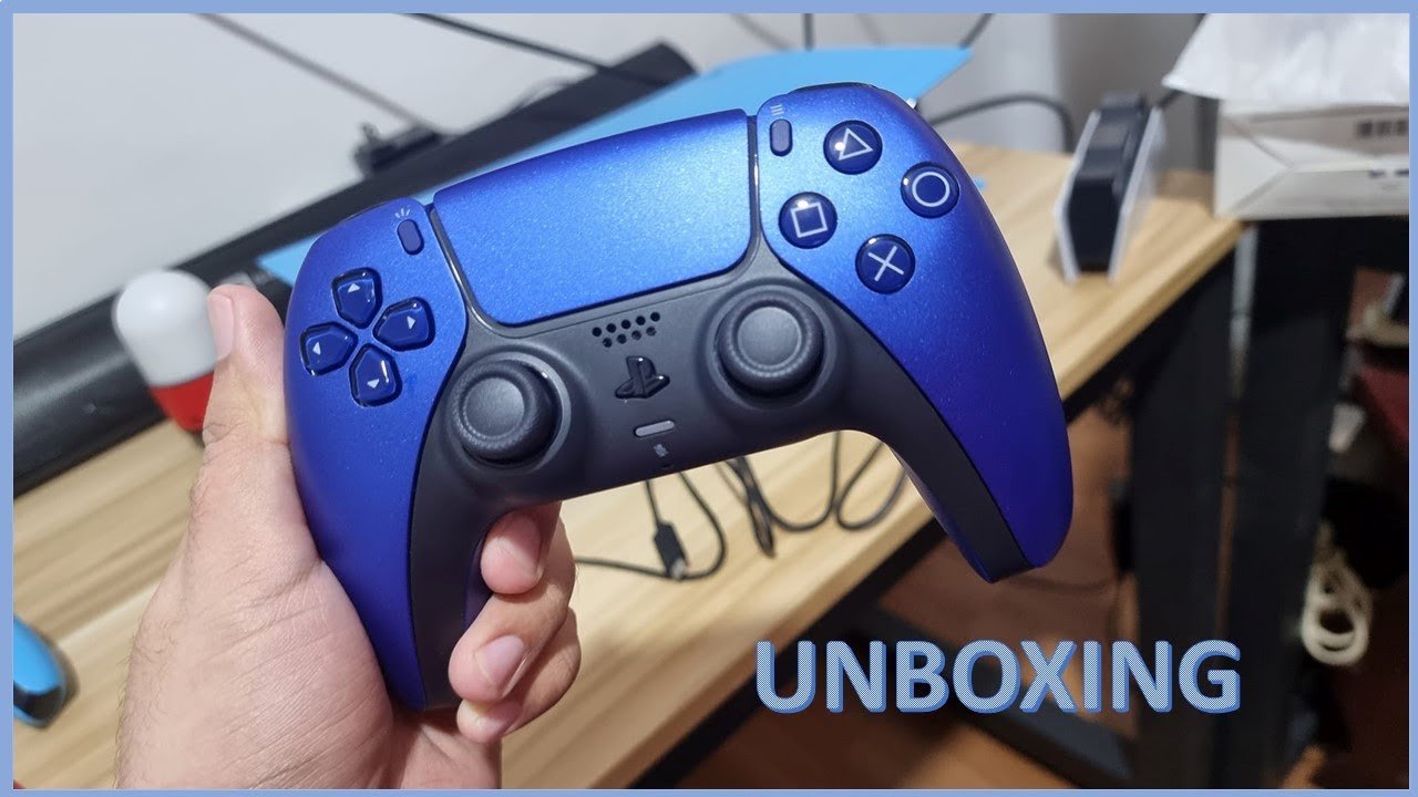 Unboxing | PS5 Deep Earth Collection | Cobalt Blue Controller - YouTube