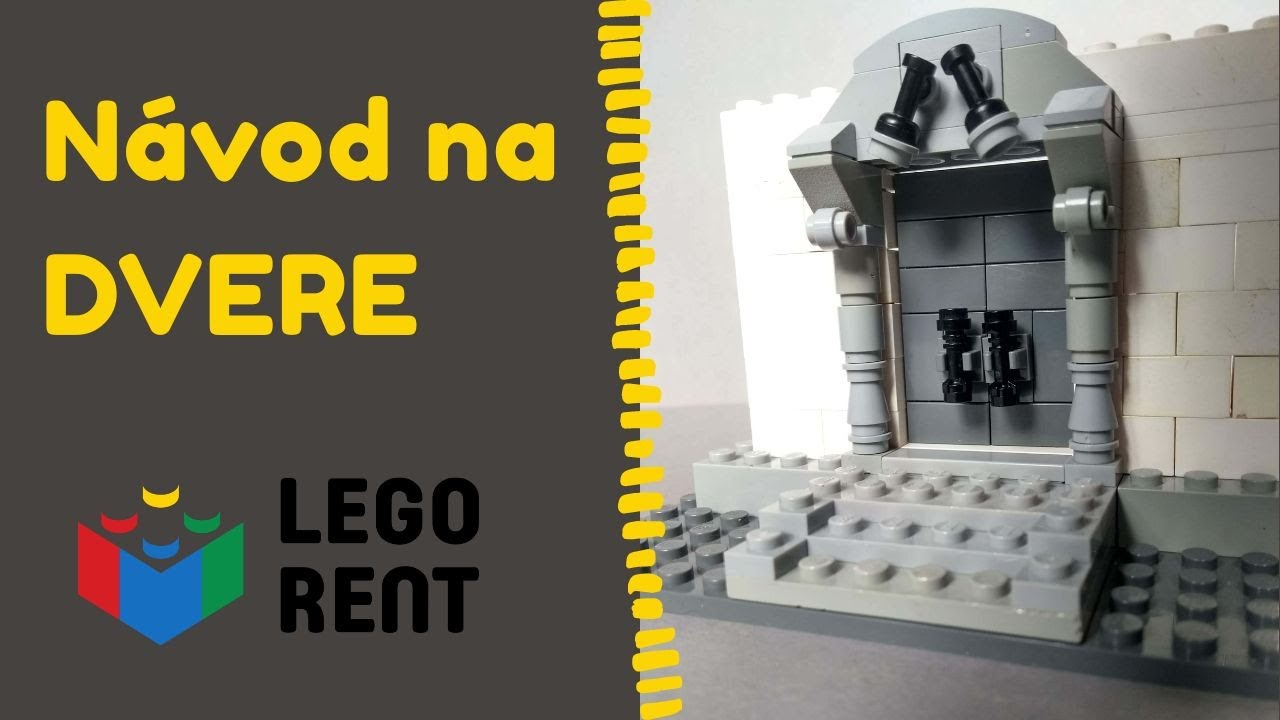 LEGO návod - Ako postaviť dvere / How to build Lego door (tutorial ...