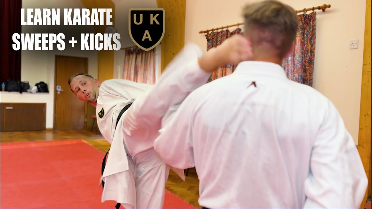 Learn Karate Sweeps + Kicks | Sensei Dan & Ian Cuthbert Training - YouTube