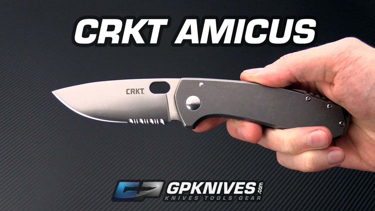 CRKT Amicus Vox Design Folding Knife Overview - YouTube