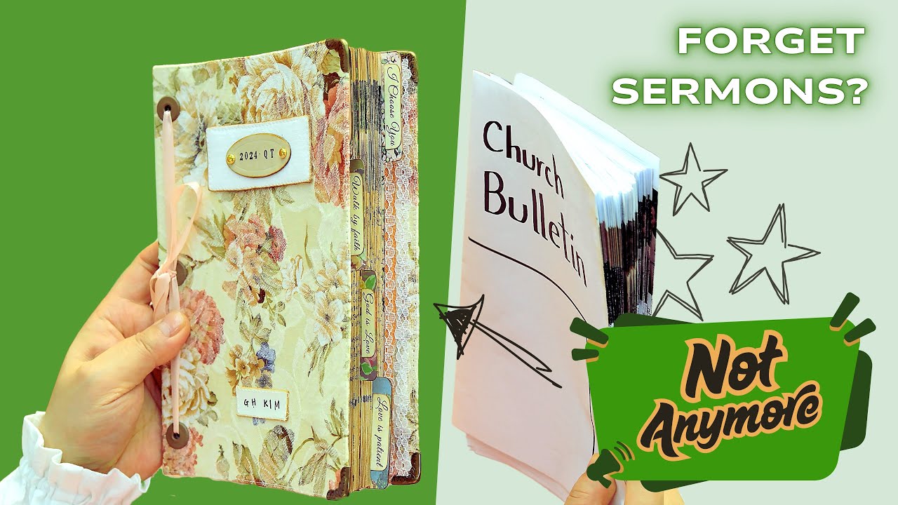 Transforming Church Bulletins: A Faith in Action Project #biblecraft # ...