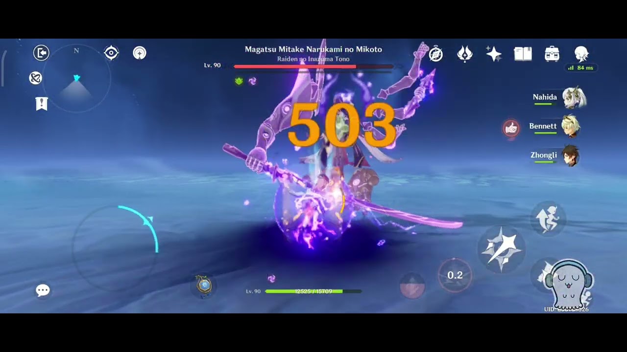 Weekly boss - Raiden Shogun(puppet) AR60 world lvl8 (Genshin Impact ...