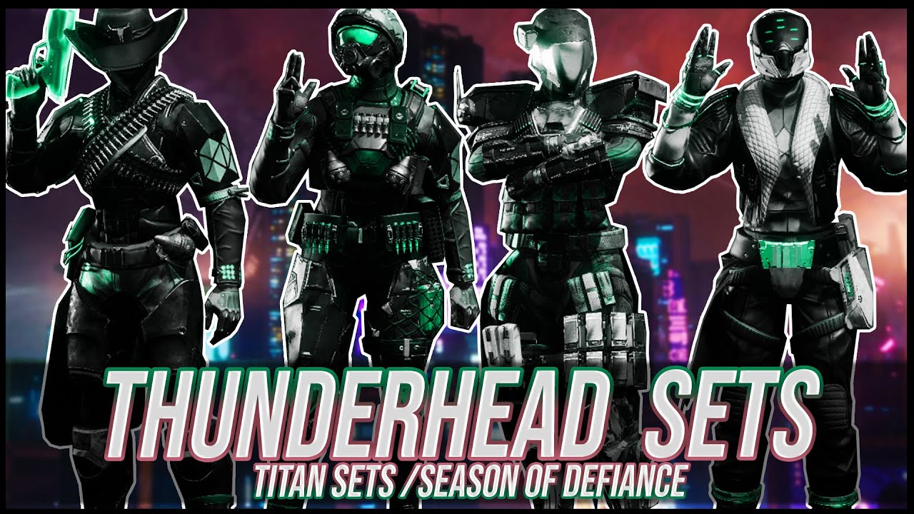 Destiny 2: Titan Thunderhead Sets | Lightfall - YouTube