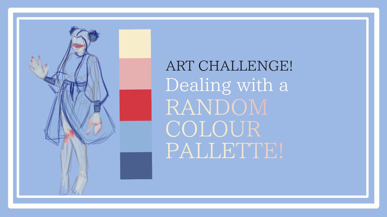 Random COLOUR PALLETTE challenge - YouTube