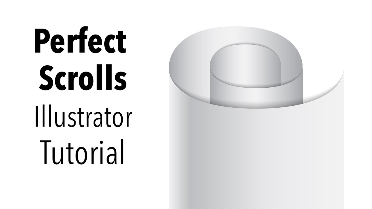 Adobe Illustrator Tutorial - Perfect Scrolls - YouTube