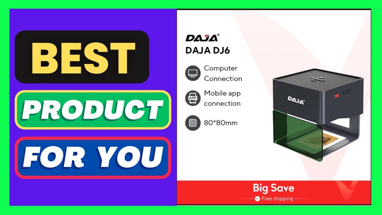 DAJA DJ6 Mini Portable Laser Engraver - YouTube