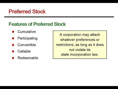 Callable Preferred Stock - YouTube