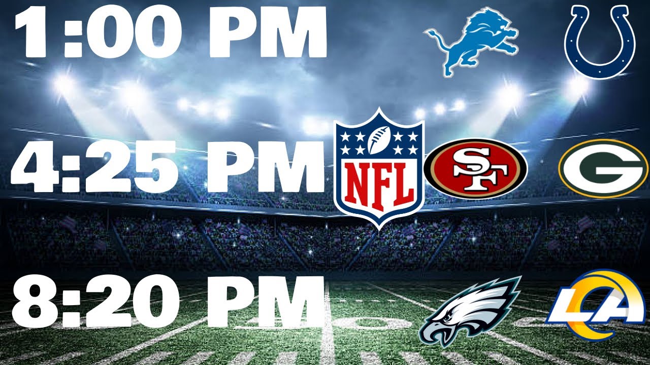 NFL FOOTBALL EAGLES VS RAMS LIVE *SCOREBOARD* - YouTube