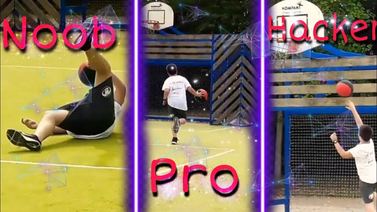 NOOB vs PRO vs HACKER – Basketball Edition 🏀 (mein erstes YouTube-Video ...