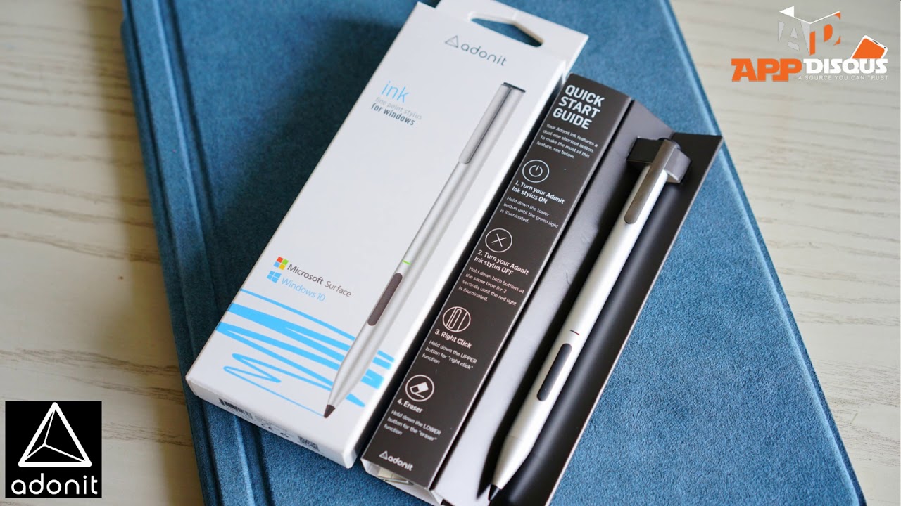 adonit ink ปากกาเพื่อผู้ใช้แท็ปเล็ต Windows 10 ที่ควรมี - YouTube
