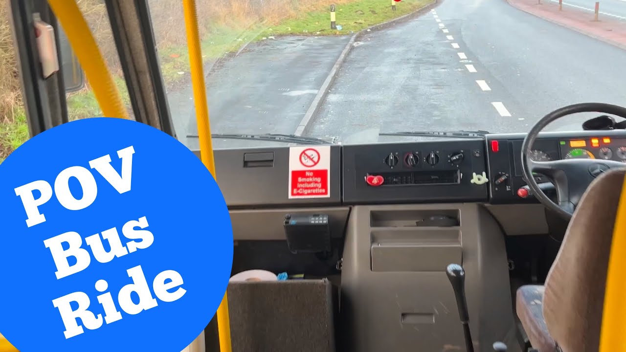 POV on Mercedes-Benz 813D Vario Bus - YouTube