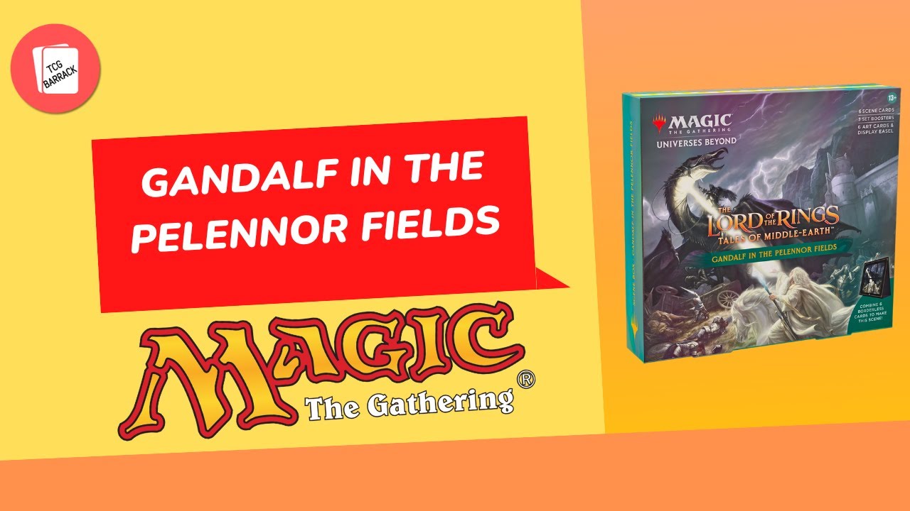 GANDALF IN THE PELENNOR FIELDS, Scene Box MTG Lord of the Rings - YouTube