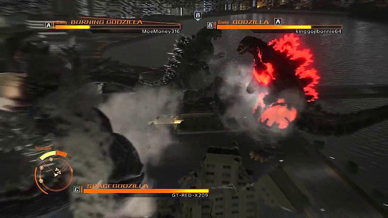 Godzilla Ps4 Space Godzilla Vs burning Godzilla 60 fps - YouTube