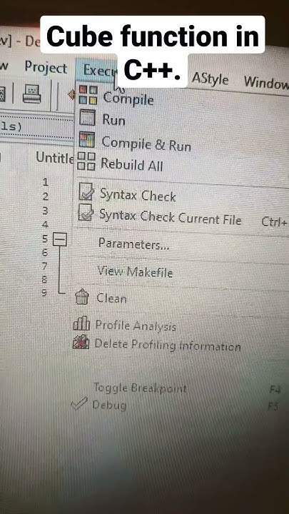 Cube function in C++ 💻💻 - YouTube