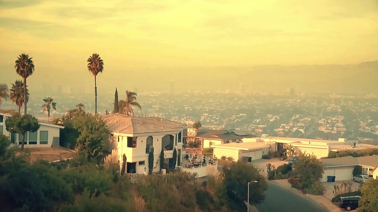 SUNSET DRIVE LA - Cinematic Aerial Short Film of Rare Porsche 996 - YouTube