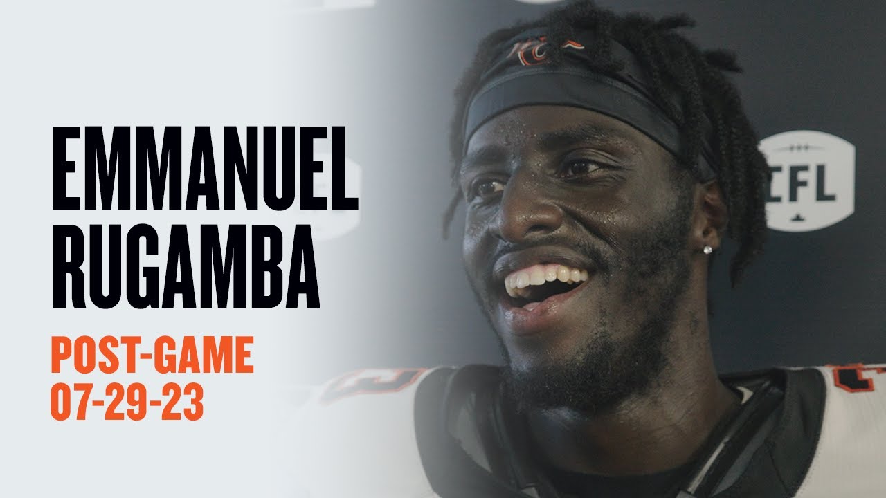 07-29-2023 | Post-Game Media | DB Emmanuel Rugamba - YouTube
