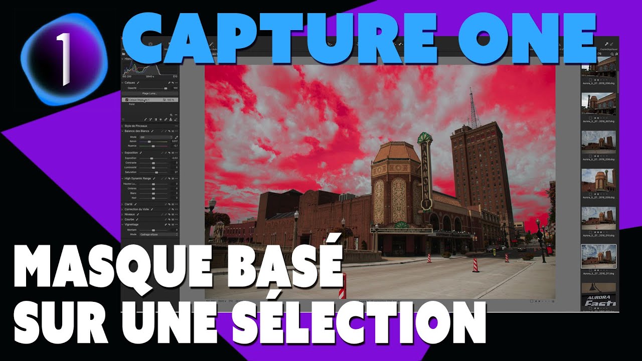 Capture One - Astuces - Créer un Masque d'après une sélection - YouTube